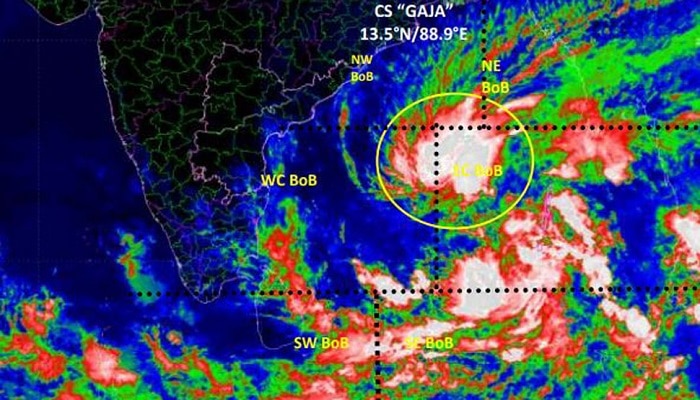 Gaja Cyclone to hit Tamilnadu and Andhra pradesh | వణికిస్తున్న గజ ...