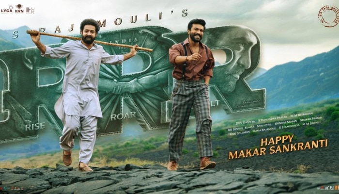 rrr movie new poster released on the eve of sankranti bhogi festival ...