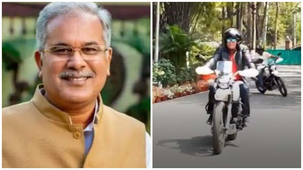 Watch: Chhattisgarh CM Bhupesh Baghel Bike Riding Video goes viral | కొత్త అవతారంలో ఛత్తీస్ గఢ్ ...