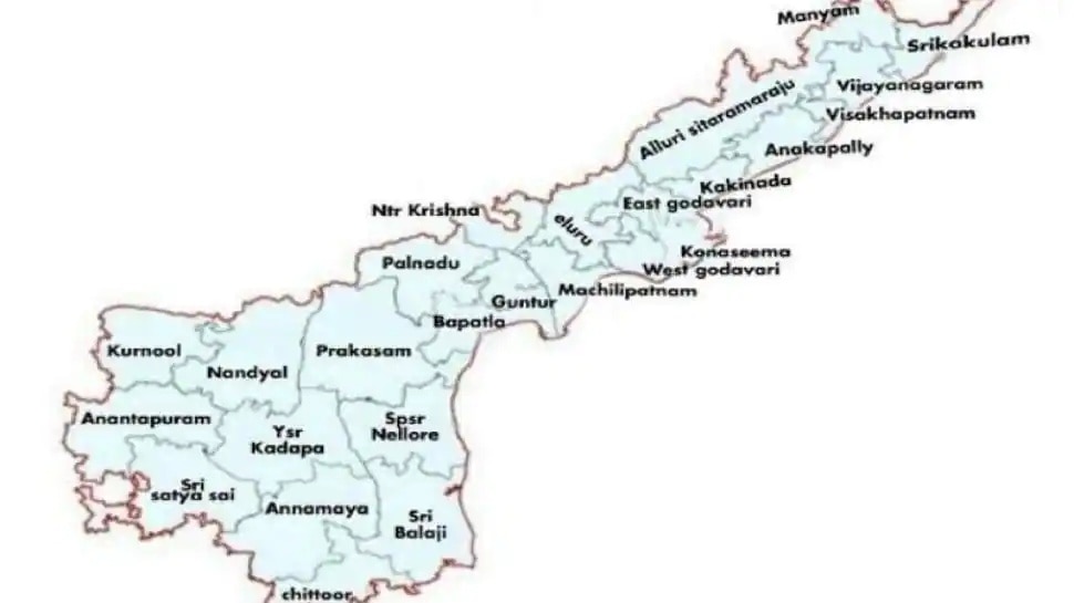 Andhra Pradesh New Districts: Andhra Pradesh State to have 13 new ...