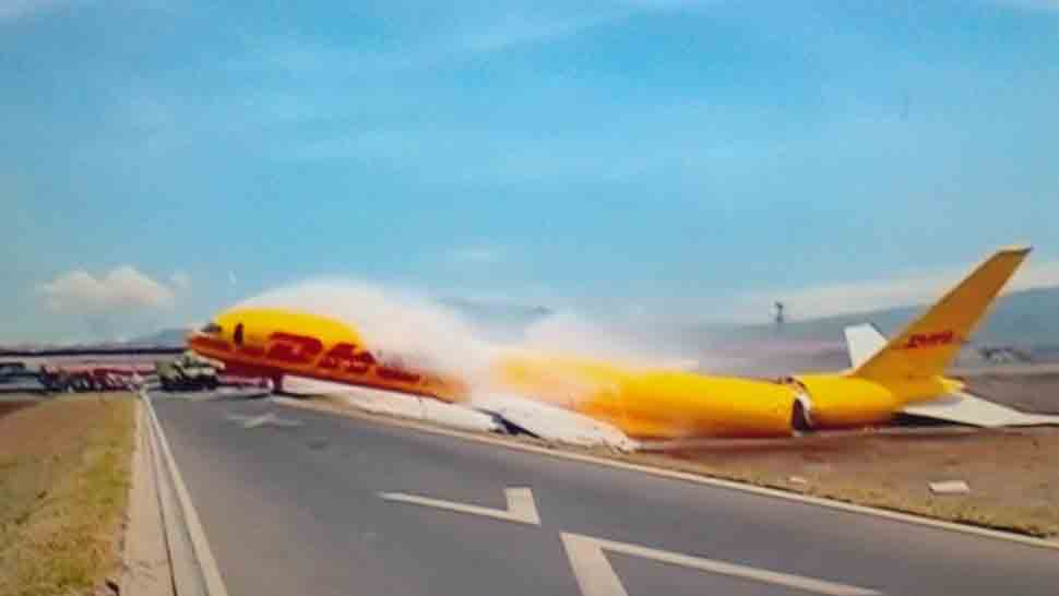DHL Boeing 757 Freighter has crashed at Juan Santamaria Airport in ...