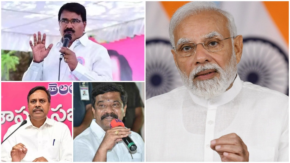 Trs ministers leaders fire on pm modi condemed his speech and says bjp ...