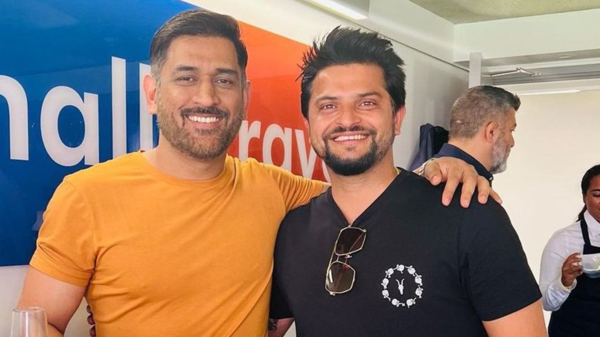 [MS Dhoni and Suresh Raina spotted together at Lords during IND vs ENG ...