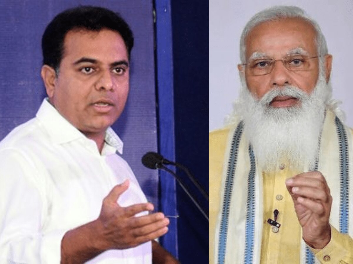 Telangana Minister Ktr Target PM Modi On Adani Group To Acquire NDTV ...