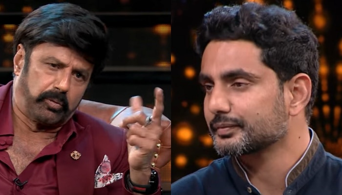 Nandamuri Balakrishna Nara Chandrababu Naidu and Nara Lokesh in Unstoppable with NBK Season 2 ...