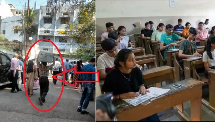 Video of man carrying Telangana 10th exam papers without police ...