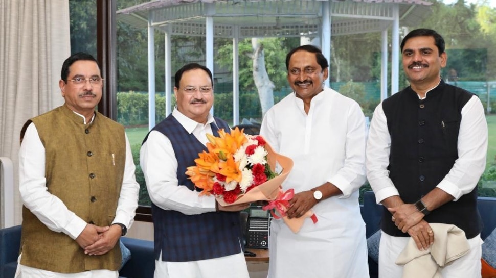 EX CM Nallari Kiran Kumar Reddy Joins in BJP he is last chief minister ...