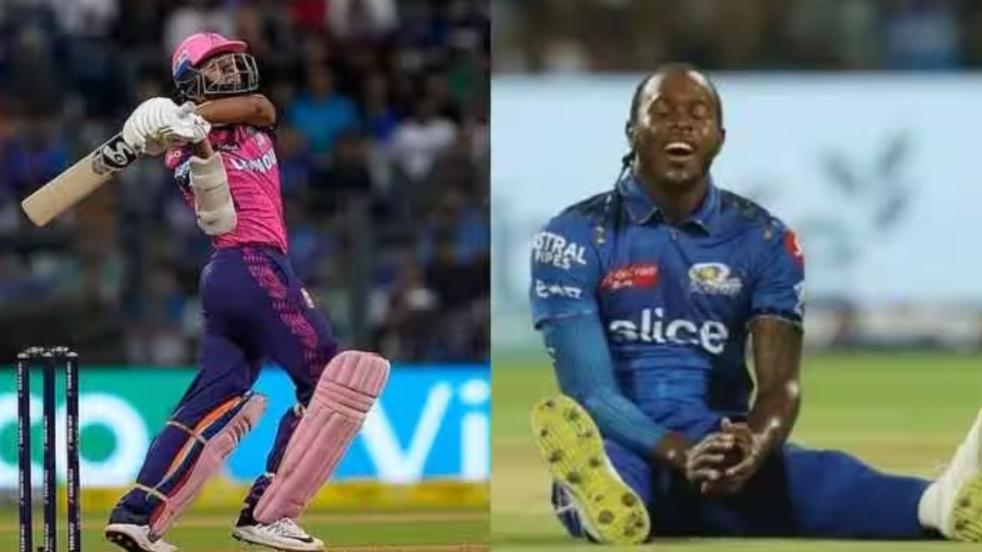 Yashasvi Jaiswal Big Six: Yashasvi Jaiswal hits 94 meter Six in Wankhede Stadium at Mumbai in ...