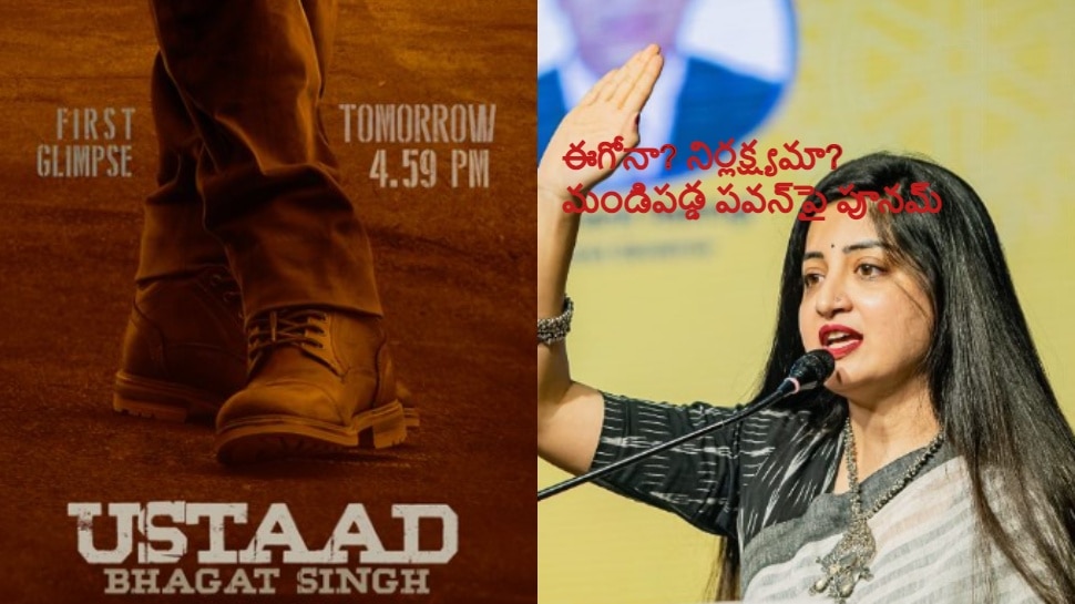 Poonam Kaur Fires on Pawan Kalyan Ustaad Bhagat Singh Poster | పవన్ కళ్యాణ్‌ సినిమాపై పూనమ్ కౌర్ ...