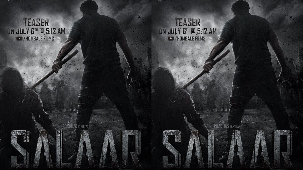 prabhas and prashanth neel salaar movie teaser will be released on 6th ...