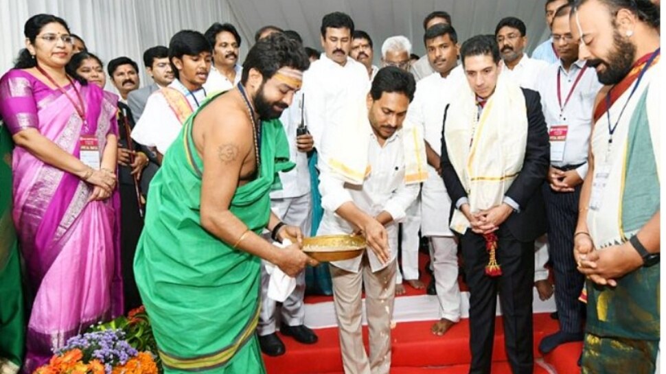 cm ys jagan mohan reddy lay foundation stone for inorbit mall and many ...