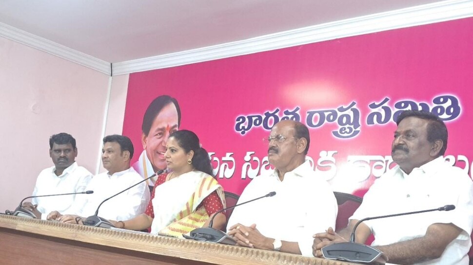 BRS MLC Kavitha Made Sensational Comments On Nizamabad MP Dharmapuri ... BRS MLC Kavitha Made Sensational Comments On Nizamabad MP Dharmapuri ...