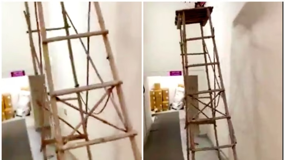 Trending Video Today ladder walk Video Viral in post mortem house is it ...