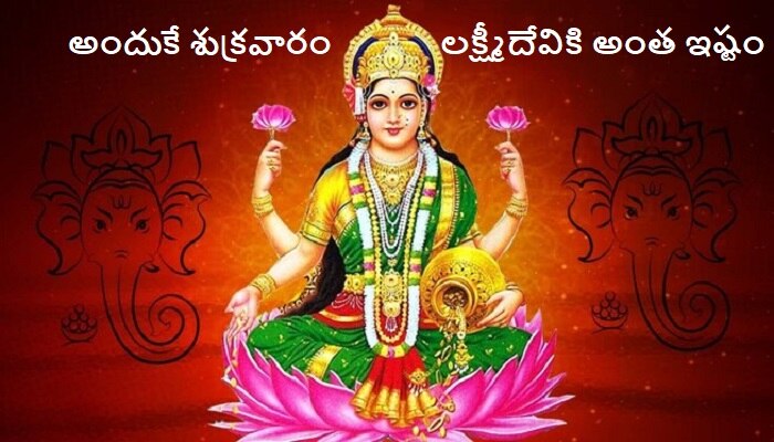Why we do lakshmi devi puja on Friday, why friday is special to goddess ...