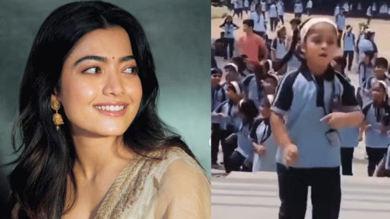 Rashmika Saami Saami: Little Fan Dances For Rashmika Mandanna's 'Saami ...