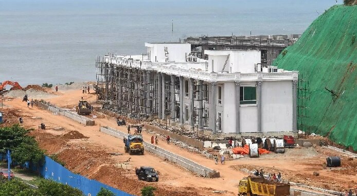 Ap high court ordered central government to conduct survey on rushikonda construction works ...