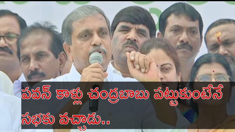 Sajjala Ramakrishna Reddy Counter to Chandrababu naidu and pawan kalyan on navasakam public ...