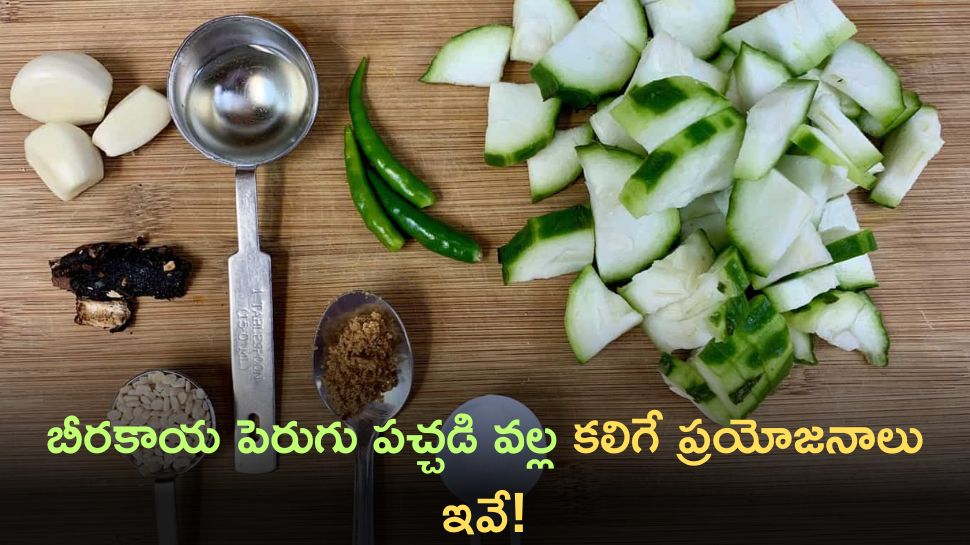 Beerakaya Perugu Kura Recipe-making Process Is A Very Healthy And Tasty ...
