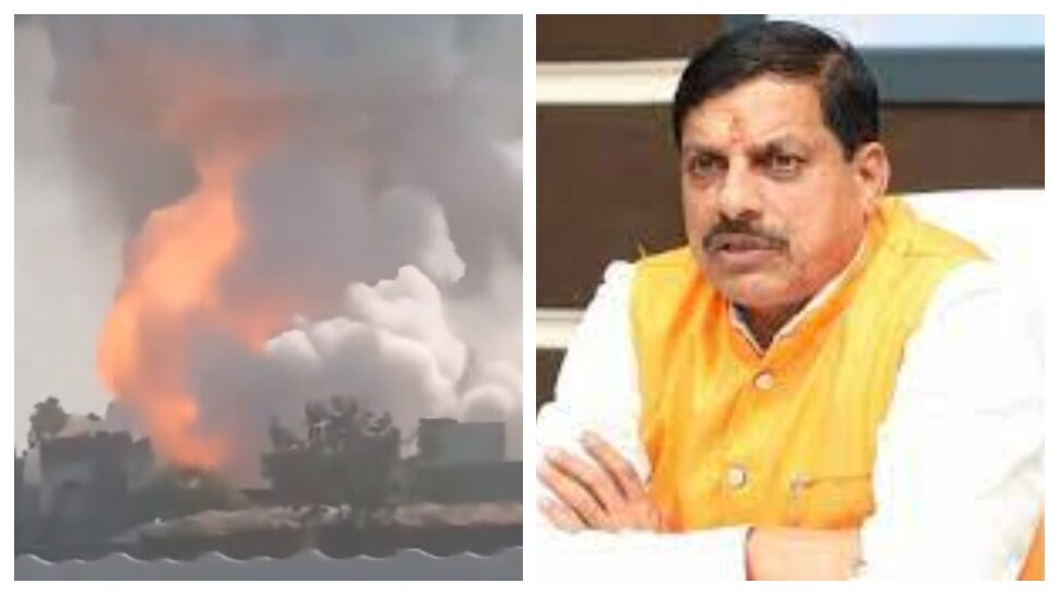 madhya pradesh fire accident in crackers factory at harda cm mohan ...