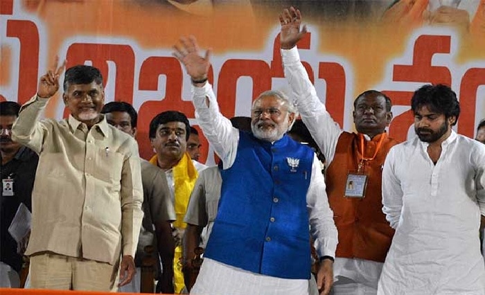 Prime minister narendra modi first election campaign visit in andhra ...
