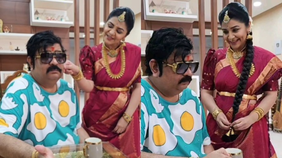 Famous astrologer venu swamy and his wife srivani reel goes viral on ...
