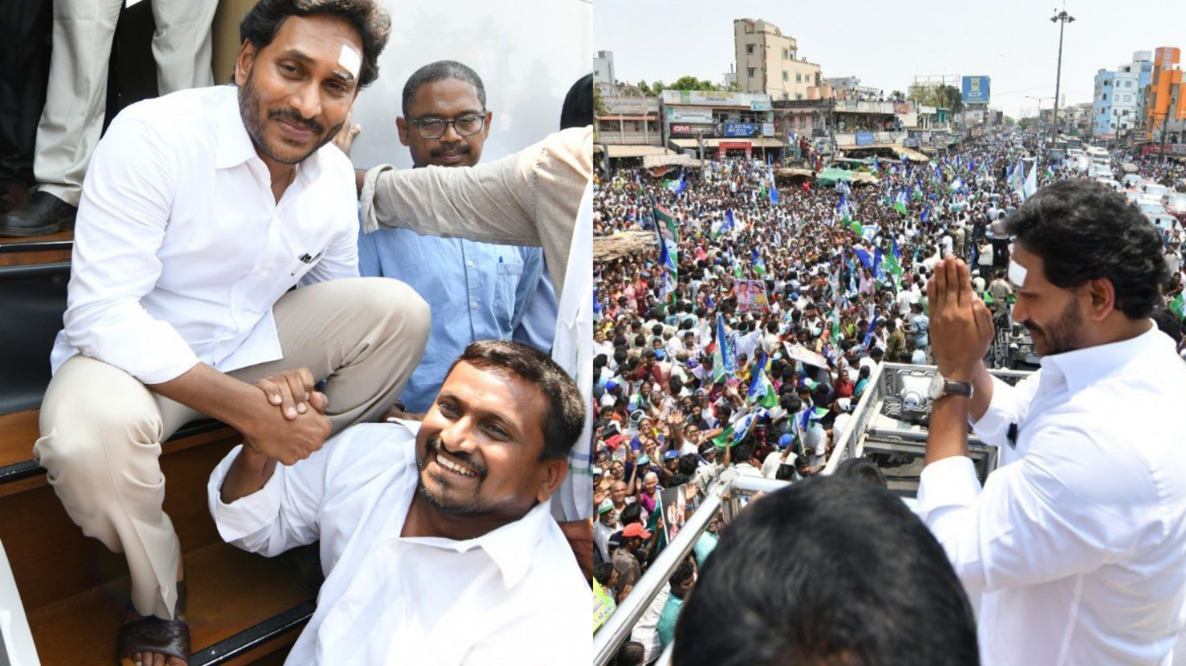 YS Jagan Claims Stone Attack Caused Chandrababu And Pawan Kalyan In Memantha Siddham Bus Yatra ...