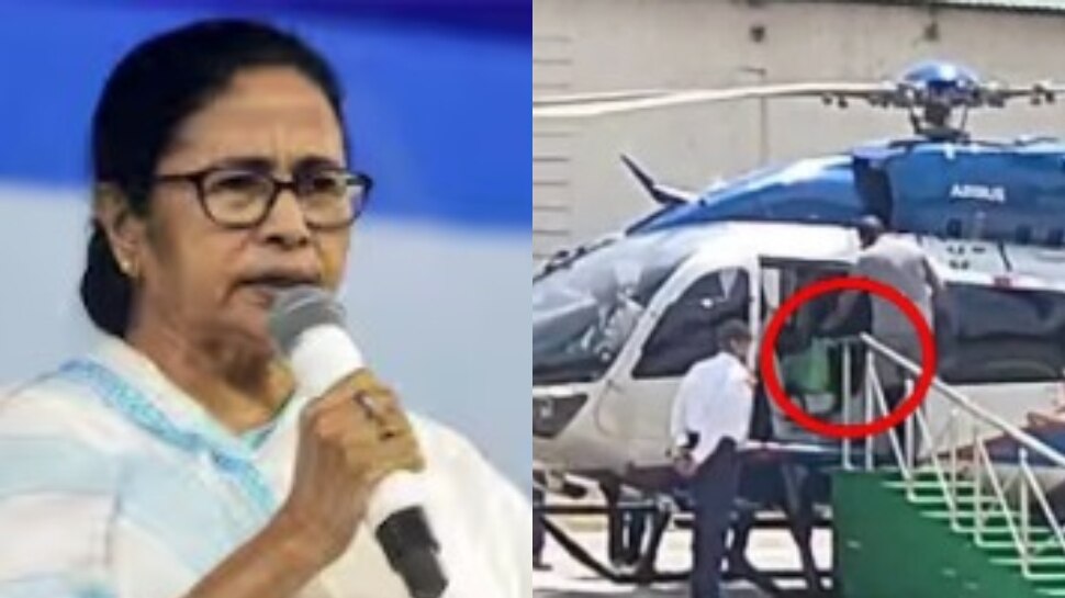 Mamata banerjee slips and falls while boarding helicopter in durgapur video goes viral on social ...