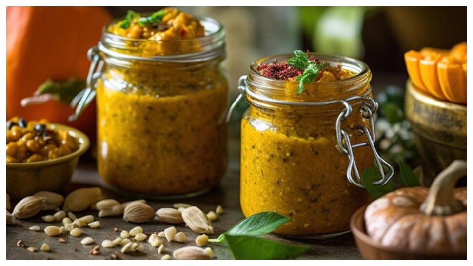 how to prepare Raw turmeric and Garlic chutney for cholesterol cut ...