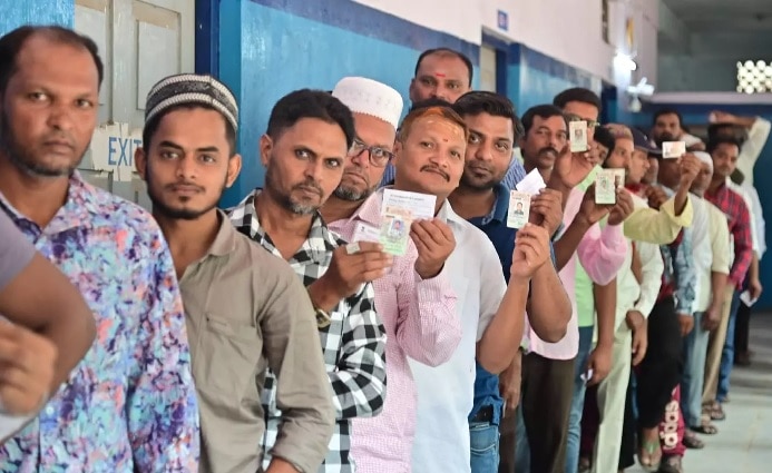 Andhra pradesh elections 2024 poll percentage till night crosses 78 ...