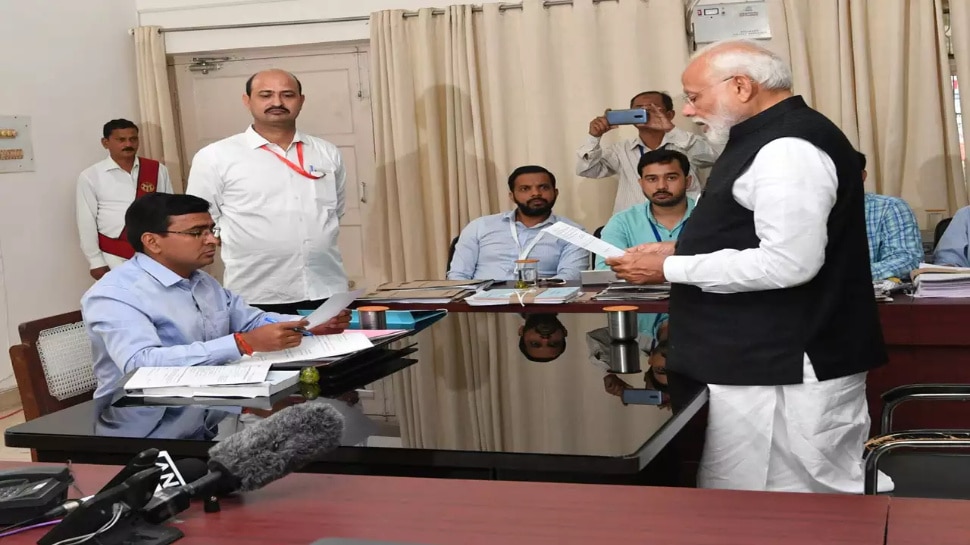 PM Narndra Modi files Nomination Prime Minister Narendra Modis ...