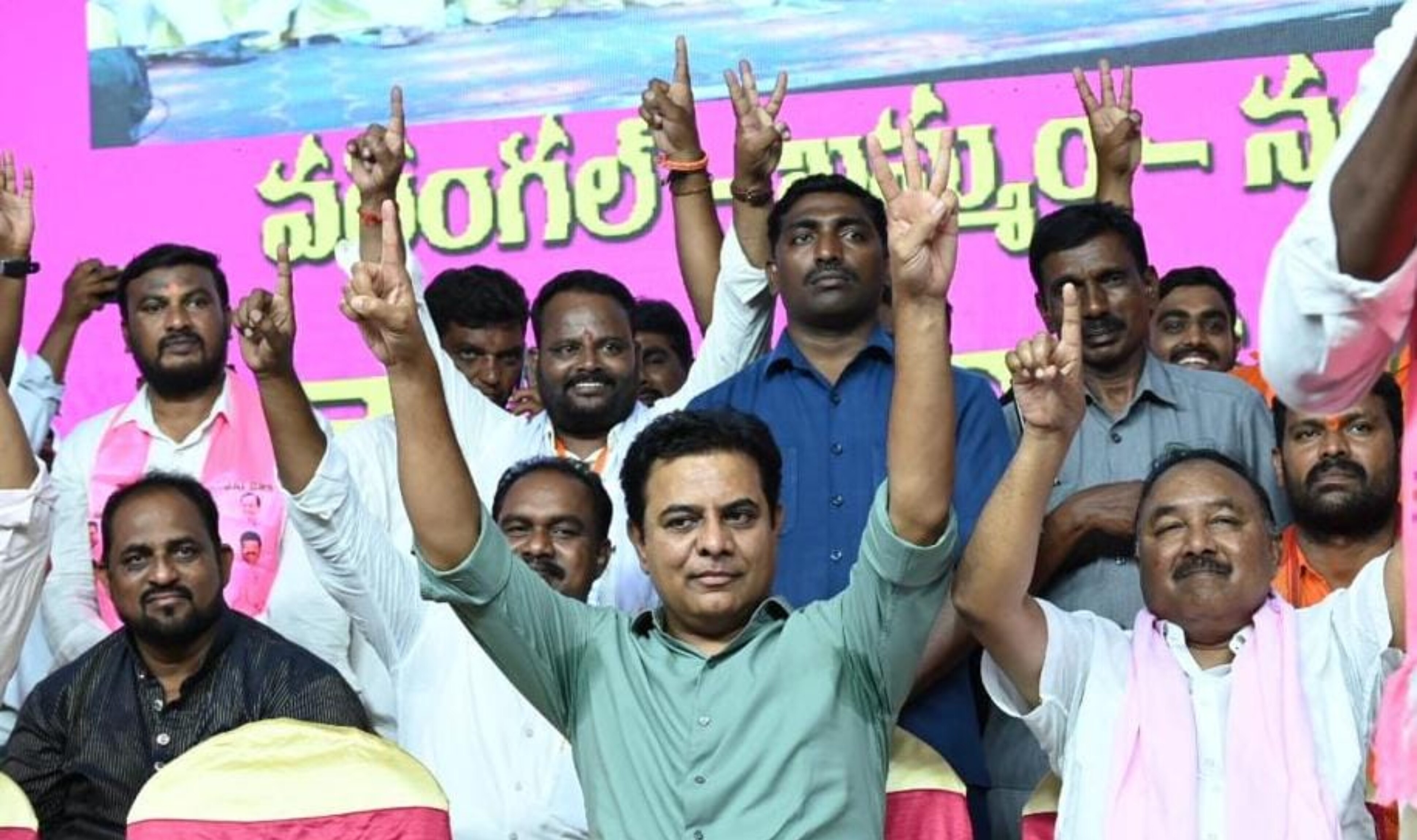 KT Rama Rao Fired Revanth Reddy Govt Failures Of Power Cuts Paddy Bonus ...