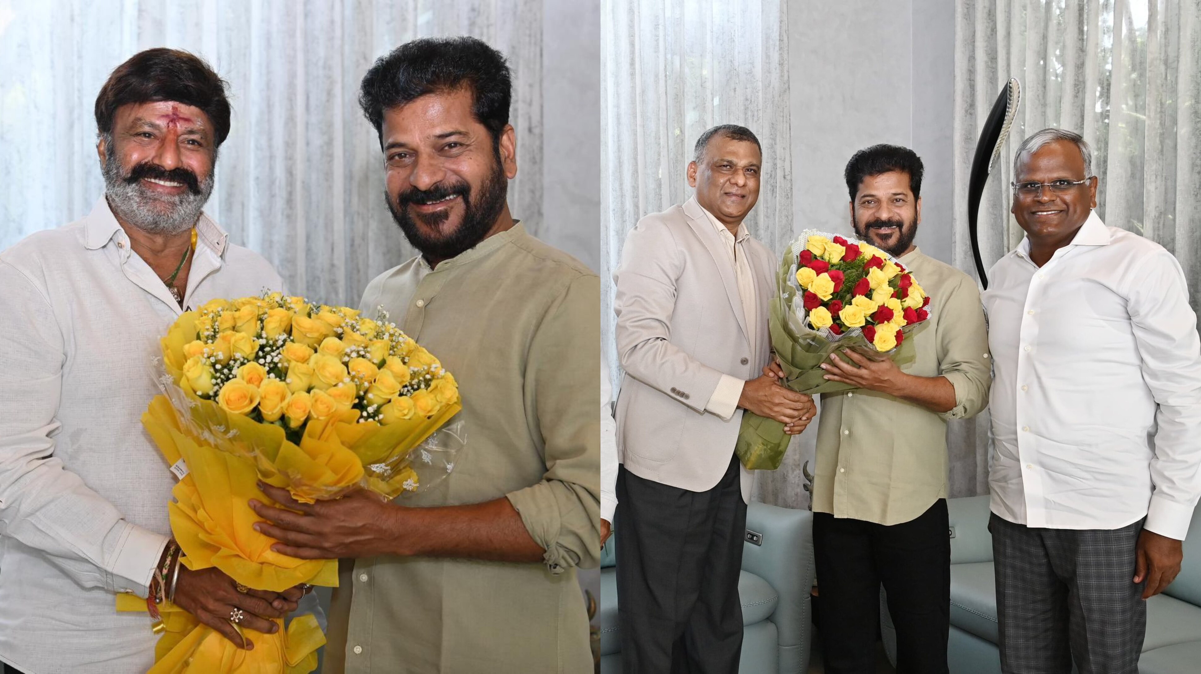 After Long Years Nandamuri Balakrishna Meets To Revanth Reddy And ...