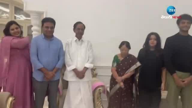 KTR Birthday Celebrations: KTRs Daughter Alekhya KTR Birthday ...