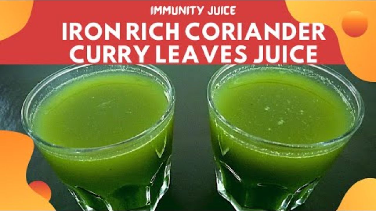 Mint Coriander Leaves Juice How To Use And Making Process | Mint ...