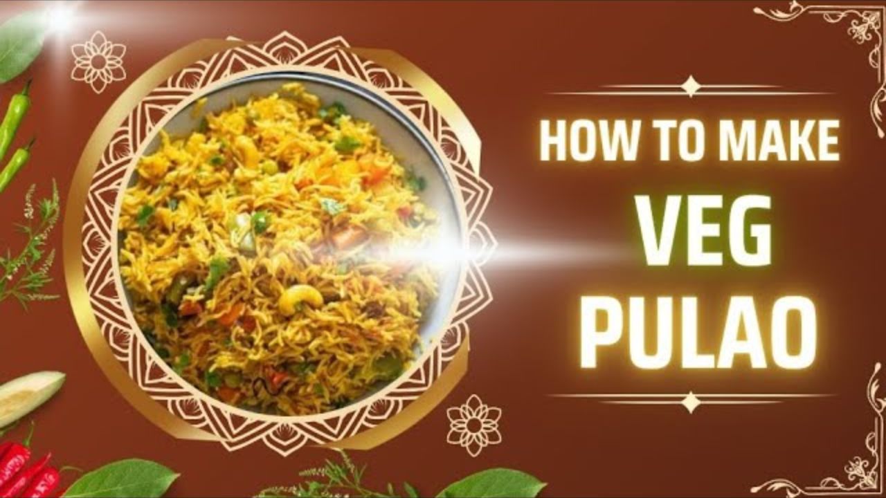 Vegetable Masala Pulao Recipe Tasty And Spicy Family Combo | Vegetable ...