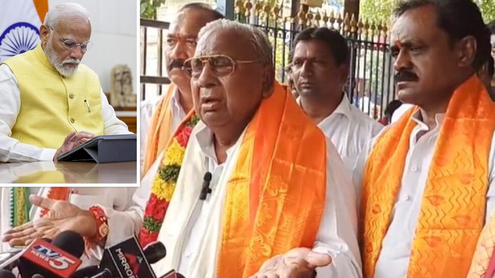 Narendra Modi Come Down On Tirumala Laddu Row V Hanumantha Rao Demands ...
