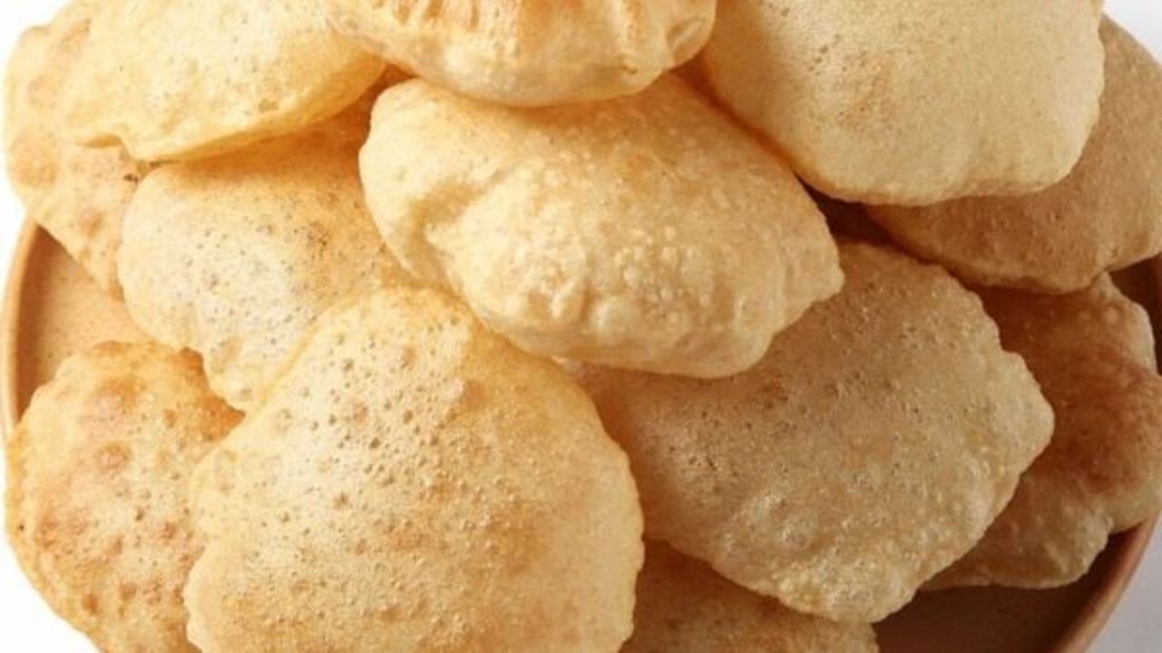 How To Make Zero Oil Puri Recipe For Good Healthy Heart | Zero Oil Puri ...