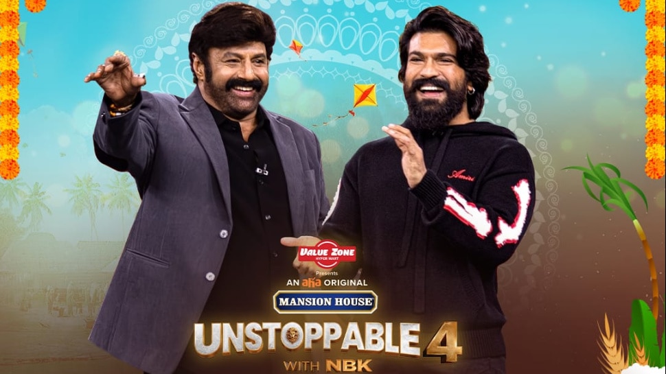 Unstoppable Season 4 Game Changer Fame Ram charan Special Guest in nbk ...