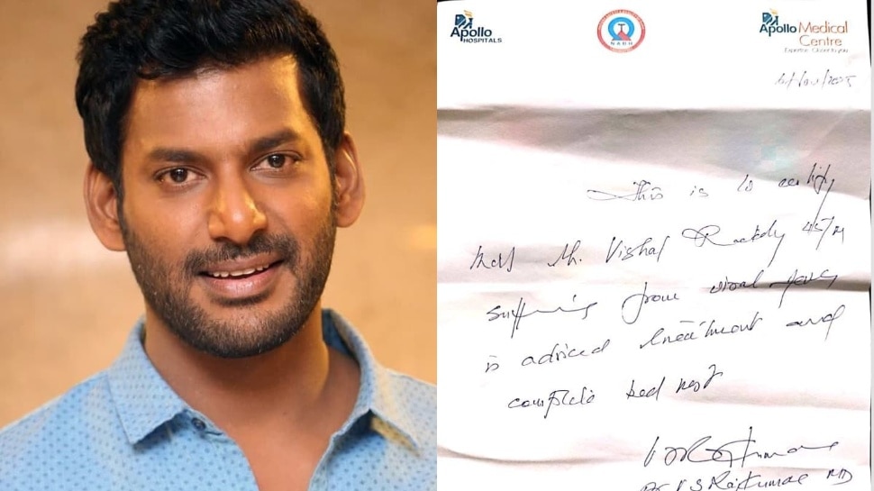 Vishal Undergo Treatment Suddenly His Shivering Video Viral Rv | Vishal ...