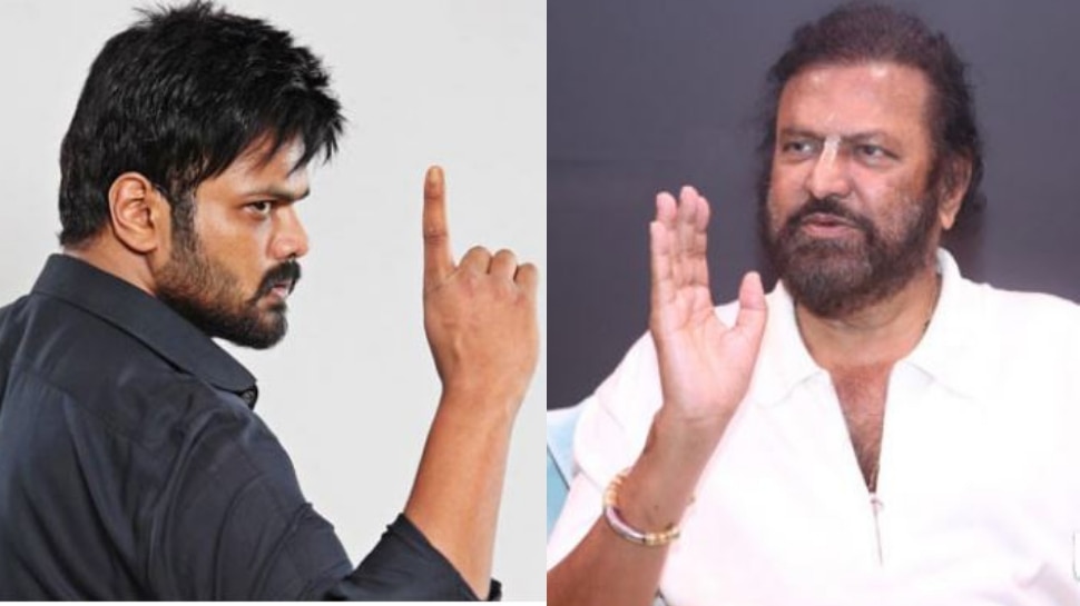 manchu mohan and manjo appeared infront of rangareddy district ...