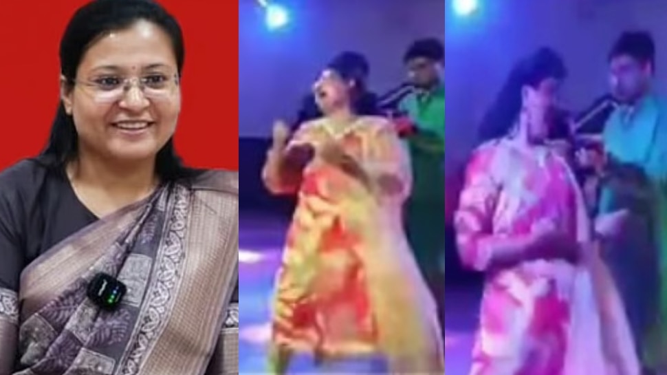 Disabled lady officer Priyanka kadam dances video viral in party in Madhya Pradesh govt orders ...