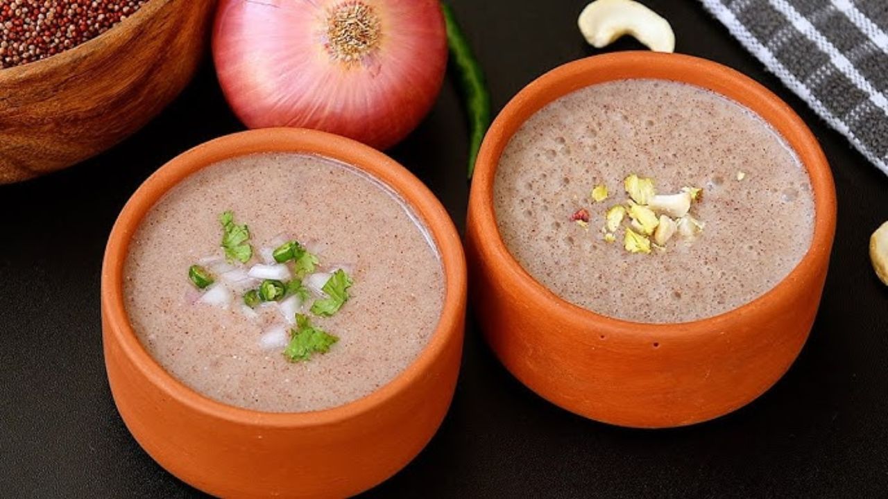 How To Make Ragi Malt Recipe With Less Ingredients | Ragi Malt ...