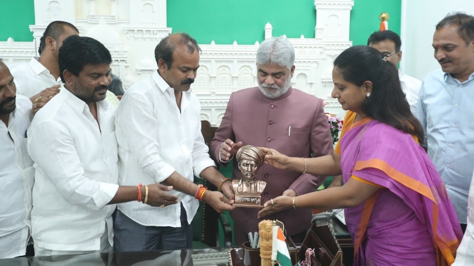 K Kavitha Deadline To Speaker On Set Phule Statue In Assembly Rv | Kavitha: 'అసెంబ్లీ'లో ఏప్రిల్ ...