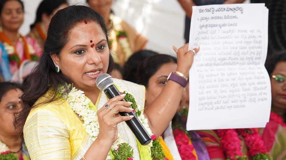 K Kavitha Slams To Revanth Reddy On BC Reservations And Phule Statue In Assembly Rv | K Kavitha ...