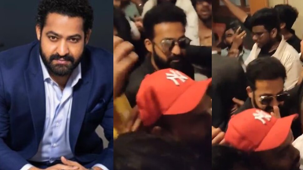 Junior ntr frustration on fans behaviour at rrr movie concert in London video goes viral pa| Ntr ...