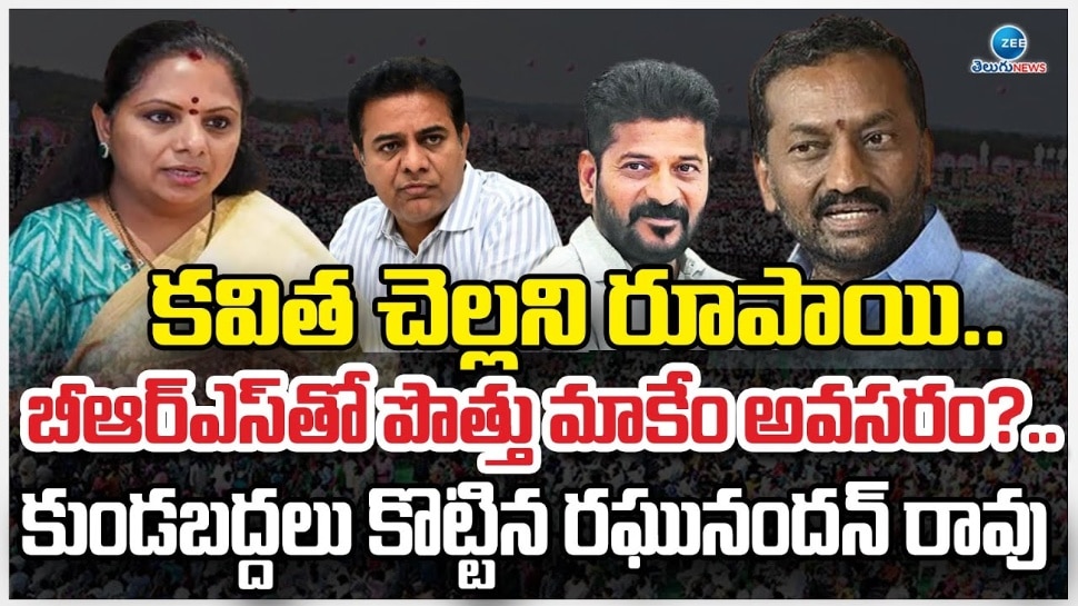 MP Raghunandhan Rao Fire BRS MLC Kalvakuntla Kavitha | MLC Kavitha: కవిత పార్టీ పెట్టడం గ్యారంటీ ...