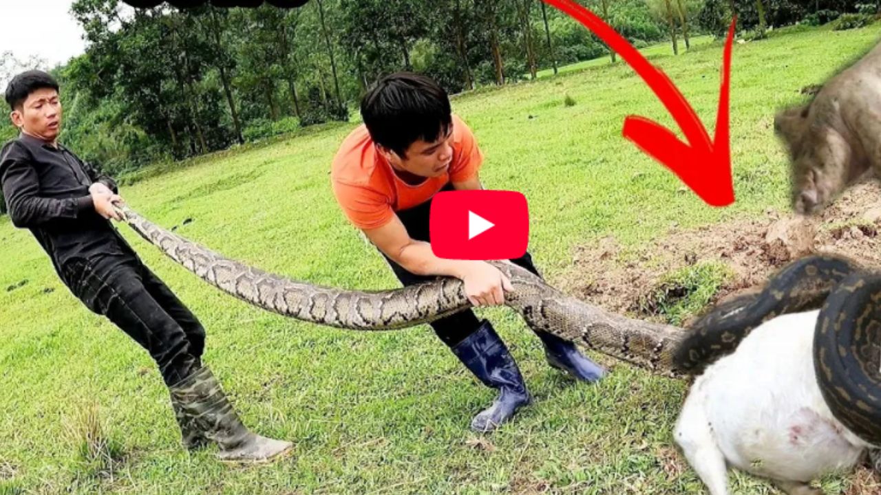 Giant 200 Kg Python Snake Video Watch Now | Giant Python Video: వామ్మో ...