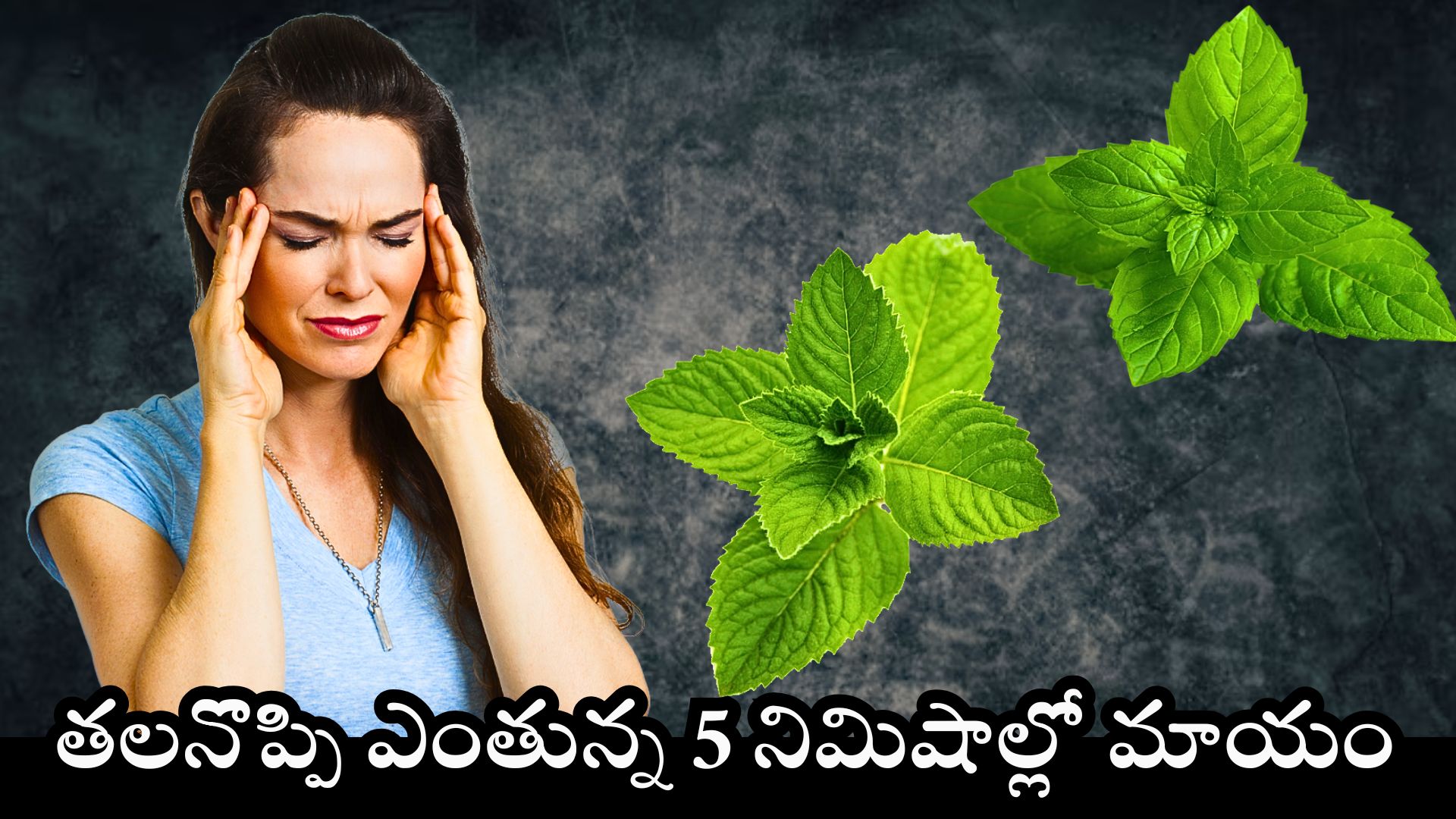 Lemon Mint Basil Leaves Smell Can Relieve Migraine Headache In 5 ...