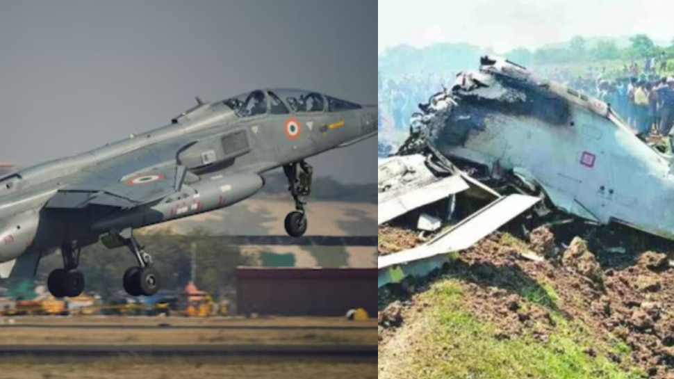 iaf jaguar air force fighter plane crash in churu rajasthan video viral ...