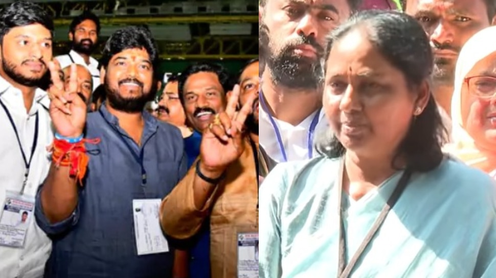 Brs candidate Maganti sunitha slams on congress candidate Naveen Yadav ...